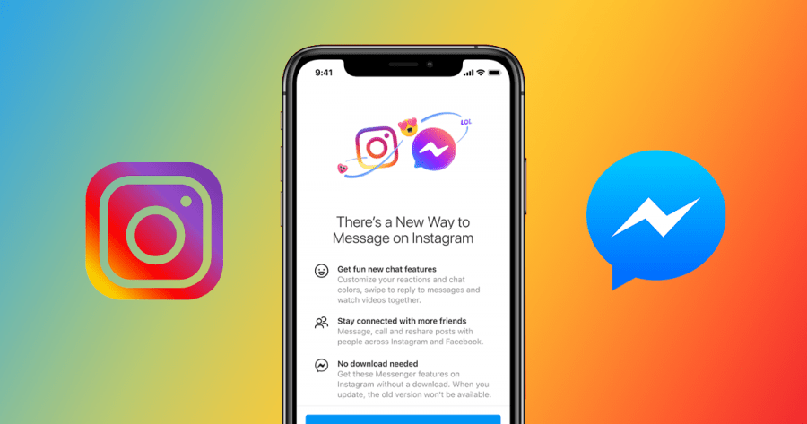 Facebook об'єднає чати Messenger та Instagram | Adsider