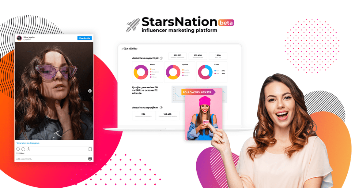 В Україні запустився маркетплейс інфлюенсерів StarsNation. Розповідаємо, як він працює | Adsider