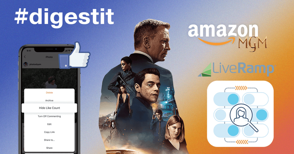 James Bond on Amazon, Facebook Without Likes, Vimeo Goes Public. Digest it | Adsider