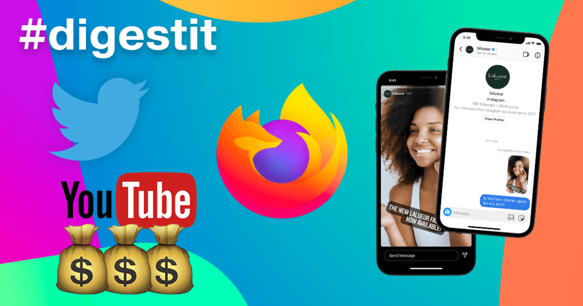 Що нового у Twitter, Facebook, Firefox, YouTube та Amazon. Digest it | Adsider