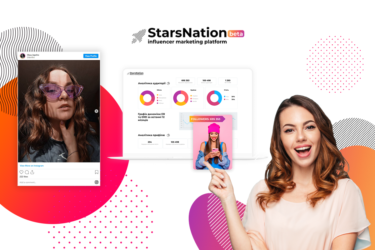 В Україні запустився маркетплейс інфлюенсерів StarsNation. Розповідаємо, як він працює | Adsider